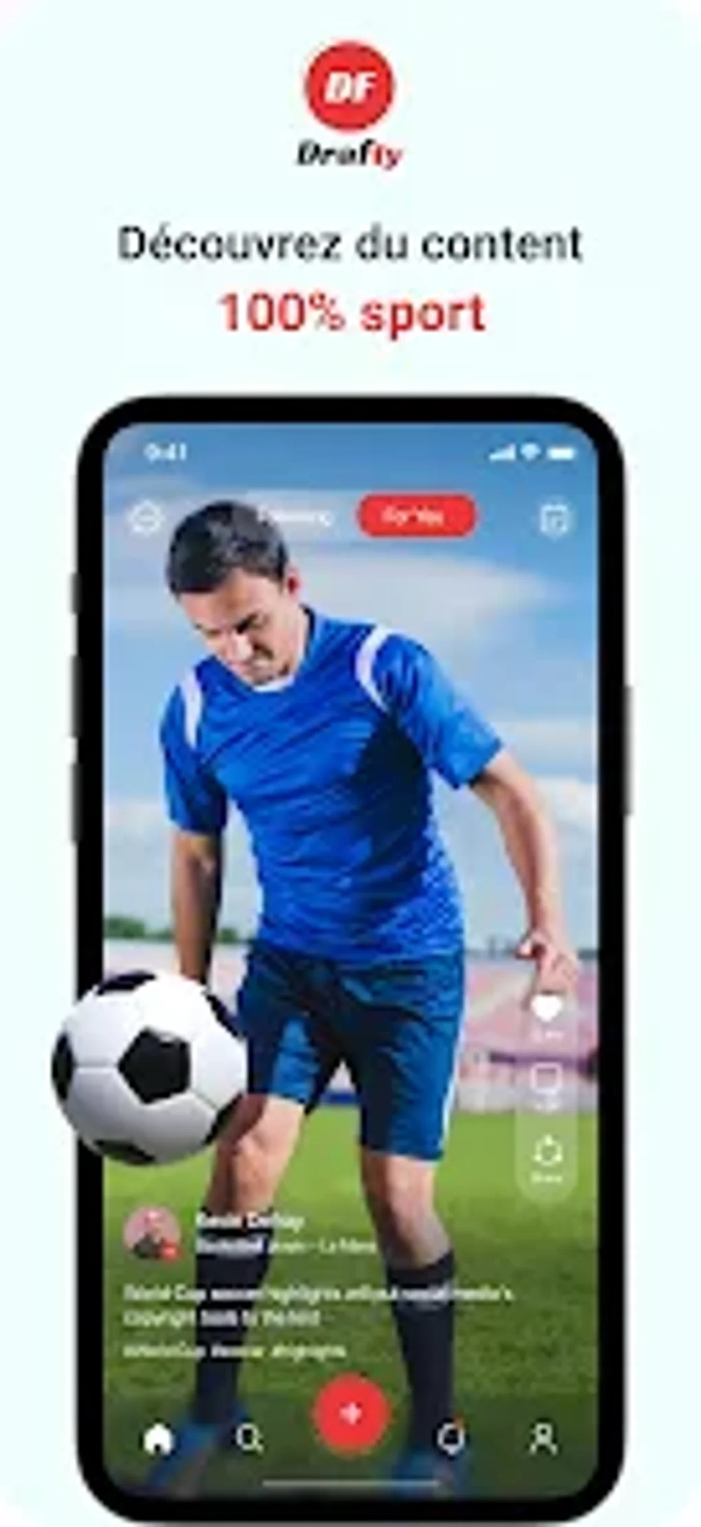 Drafty: Réseau social sportif para Android - Descargar