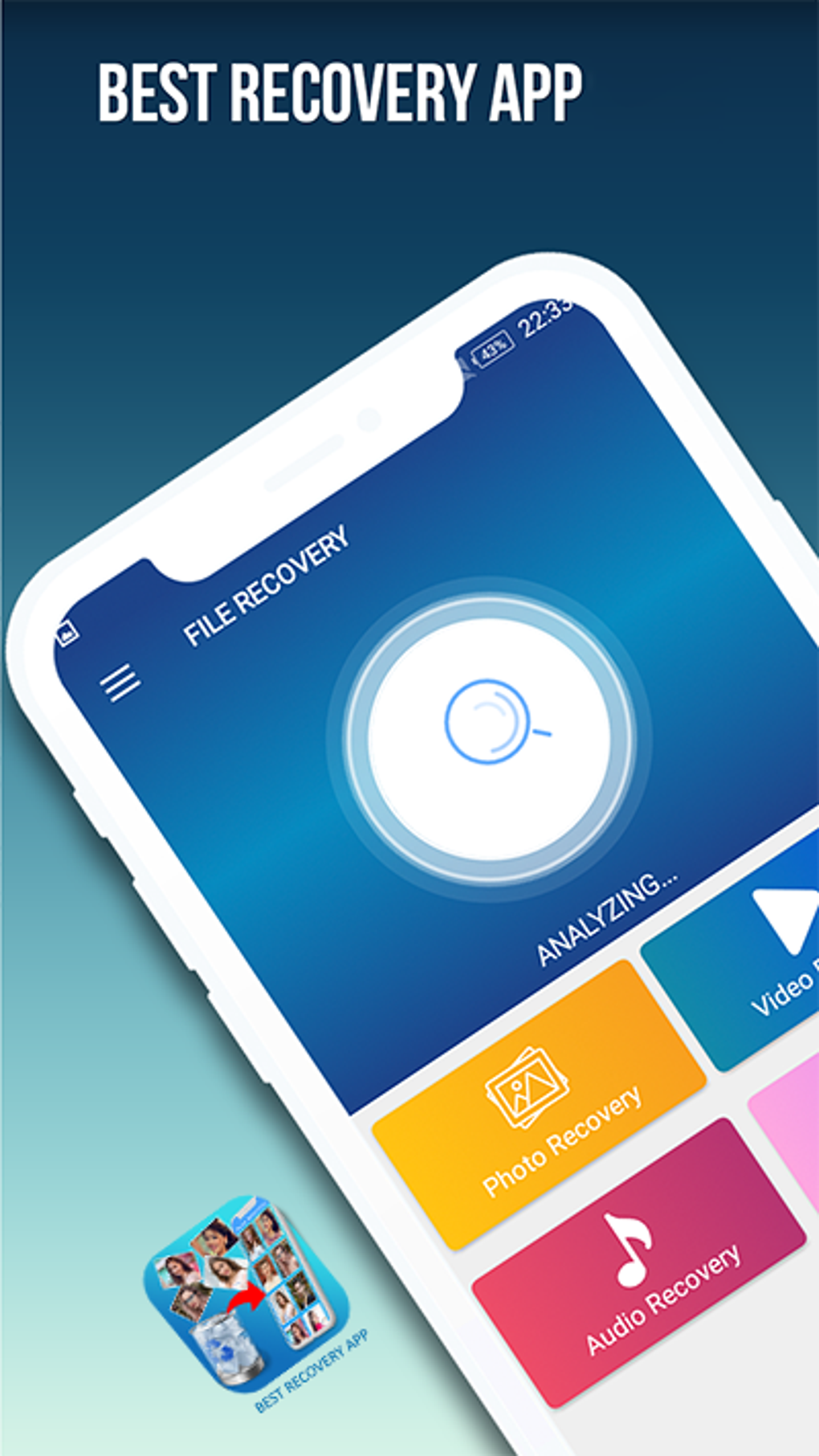 Photo and video recovery App for Android - Download