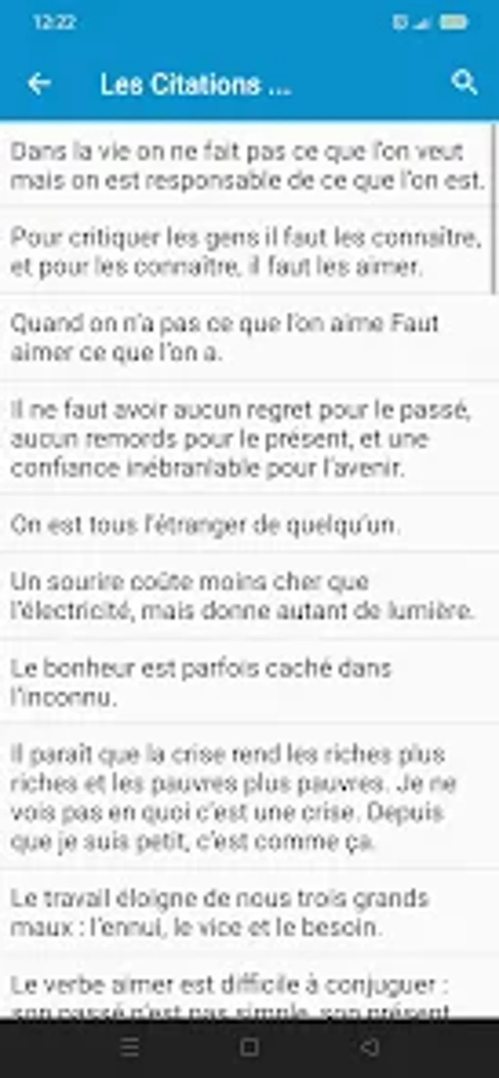 Textes français für Android - Download