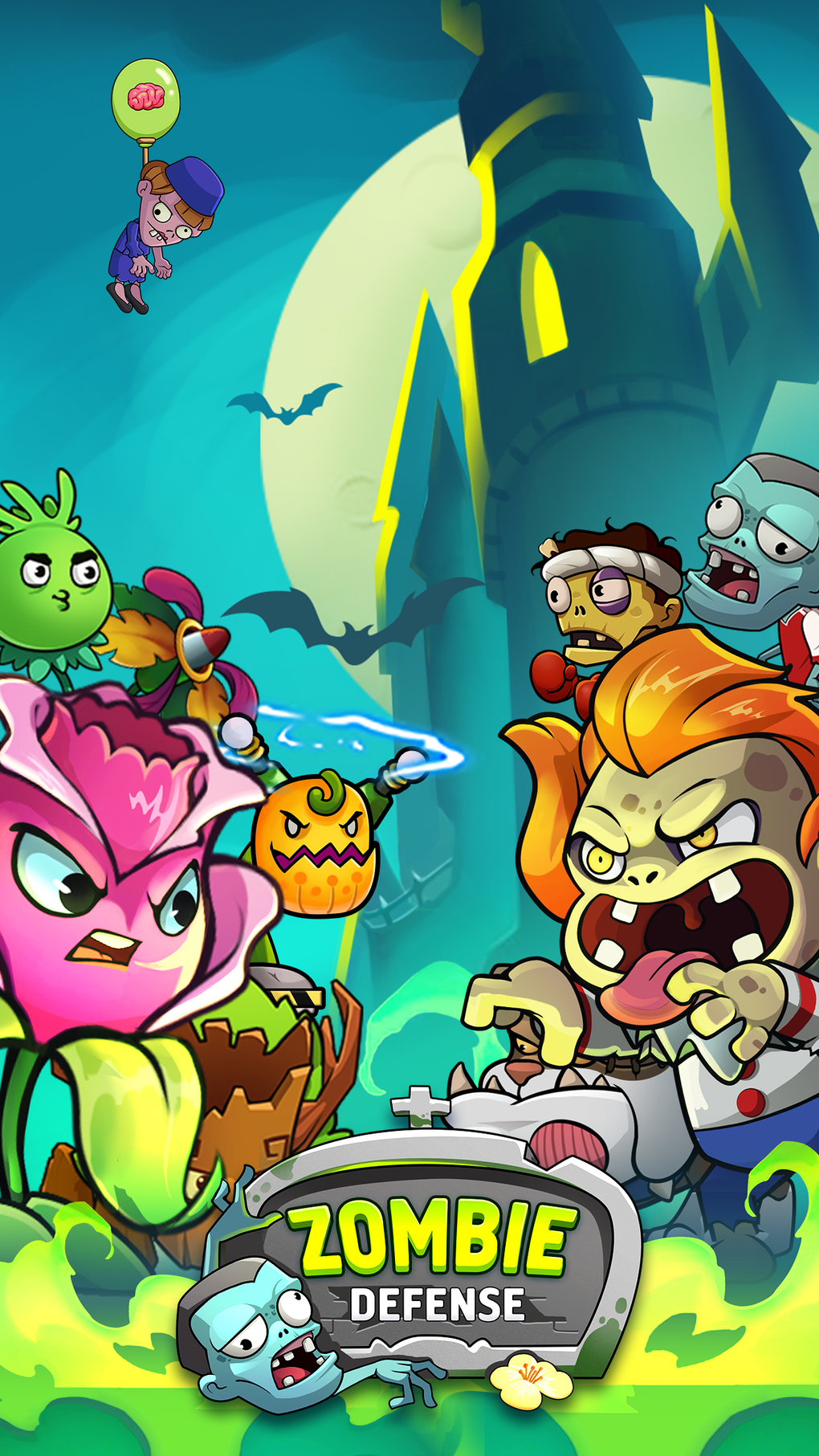 Zombie Defense - Plants War for iPhone - Download