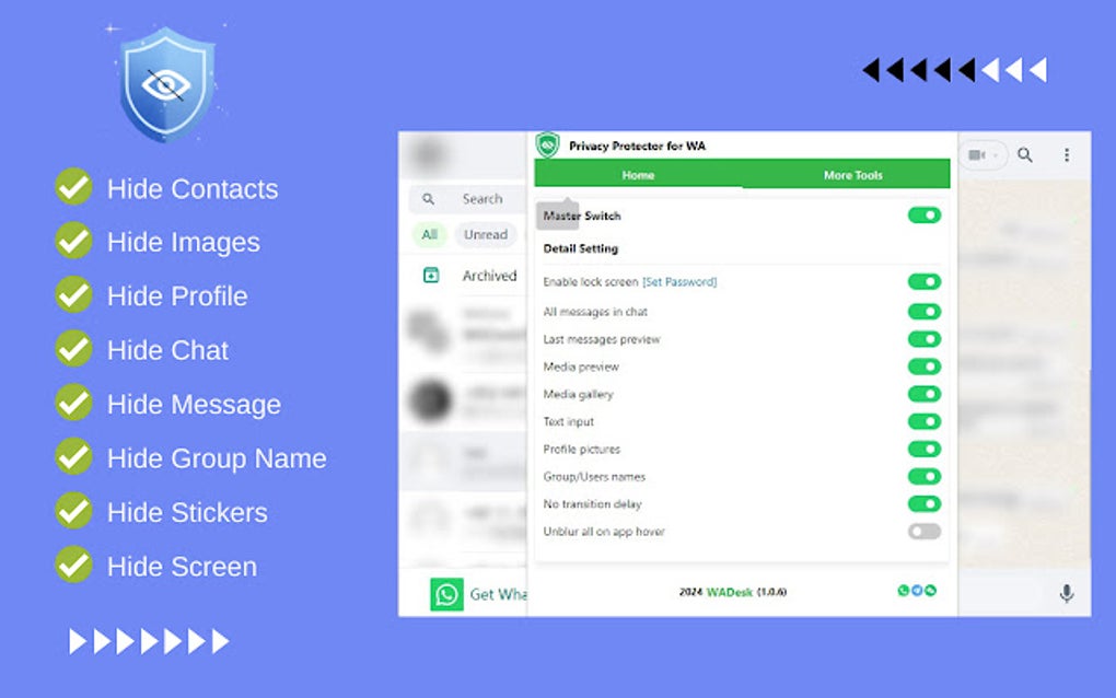 Privacy Extension for WhatsApp Privacy Google Chrome 용 - 확장 프로그램 다운로드