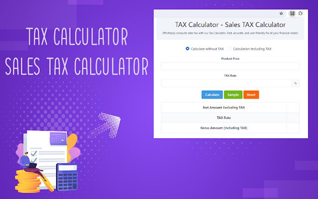 TAX Calculator - Sales TAX Calculator Google Chrome 용 - 확장 프로그램 다운로드