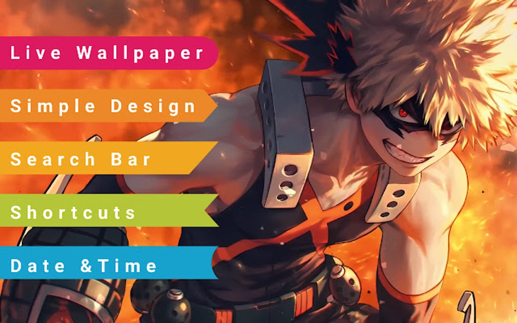 Katsuki Bakugo My Hero Academia Live Wallpaper for Google Chrome - Extension Download