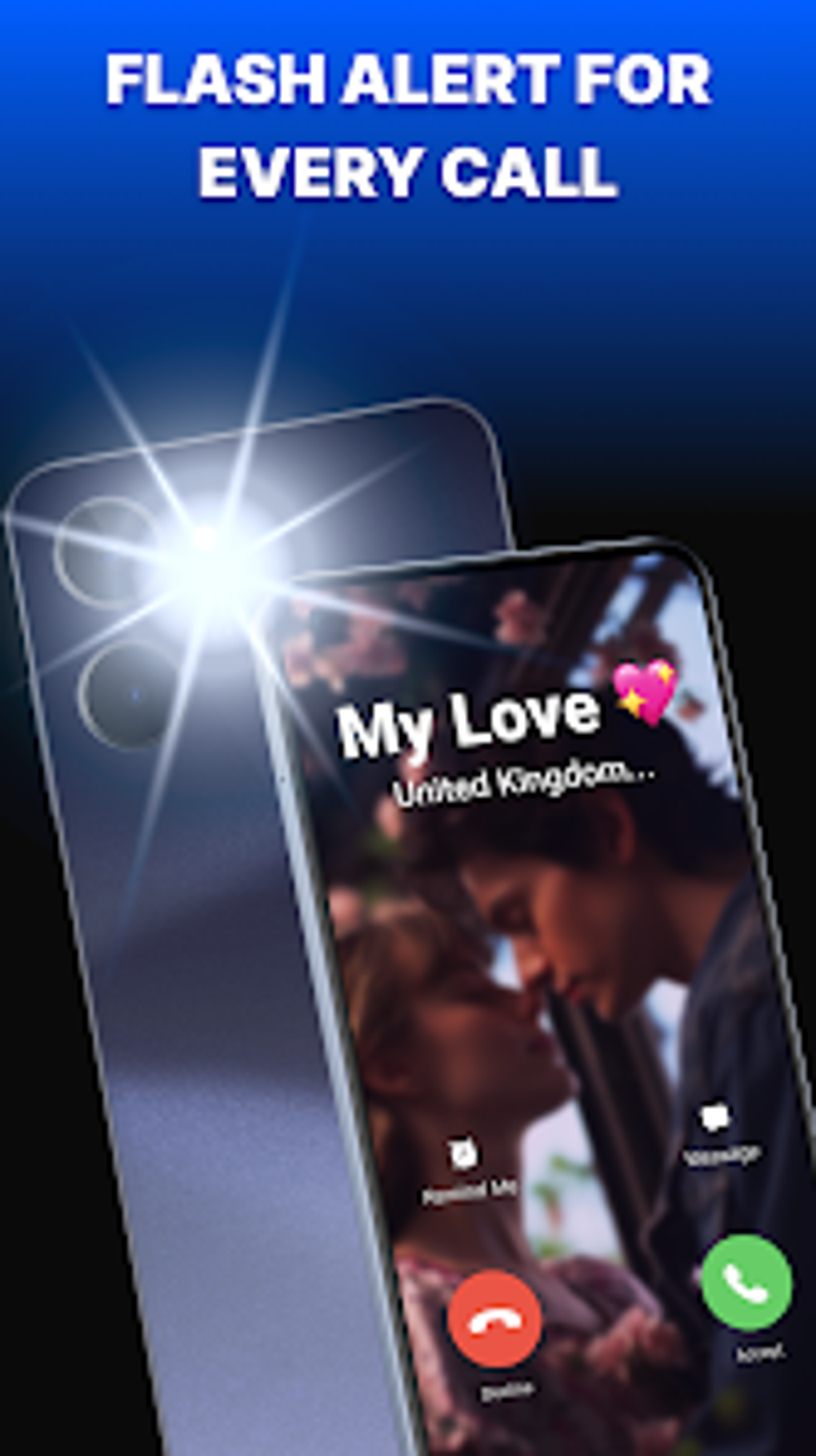 Android 용 Flash Alert on Call SMS - 다운로드