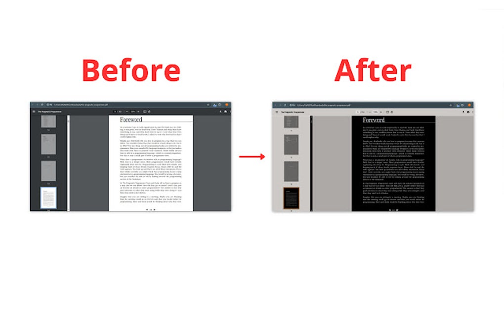 PDF Dark Mode for Google Chrome - Extension Download