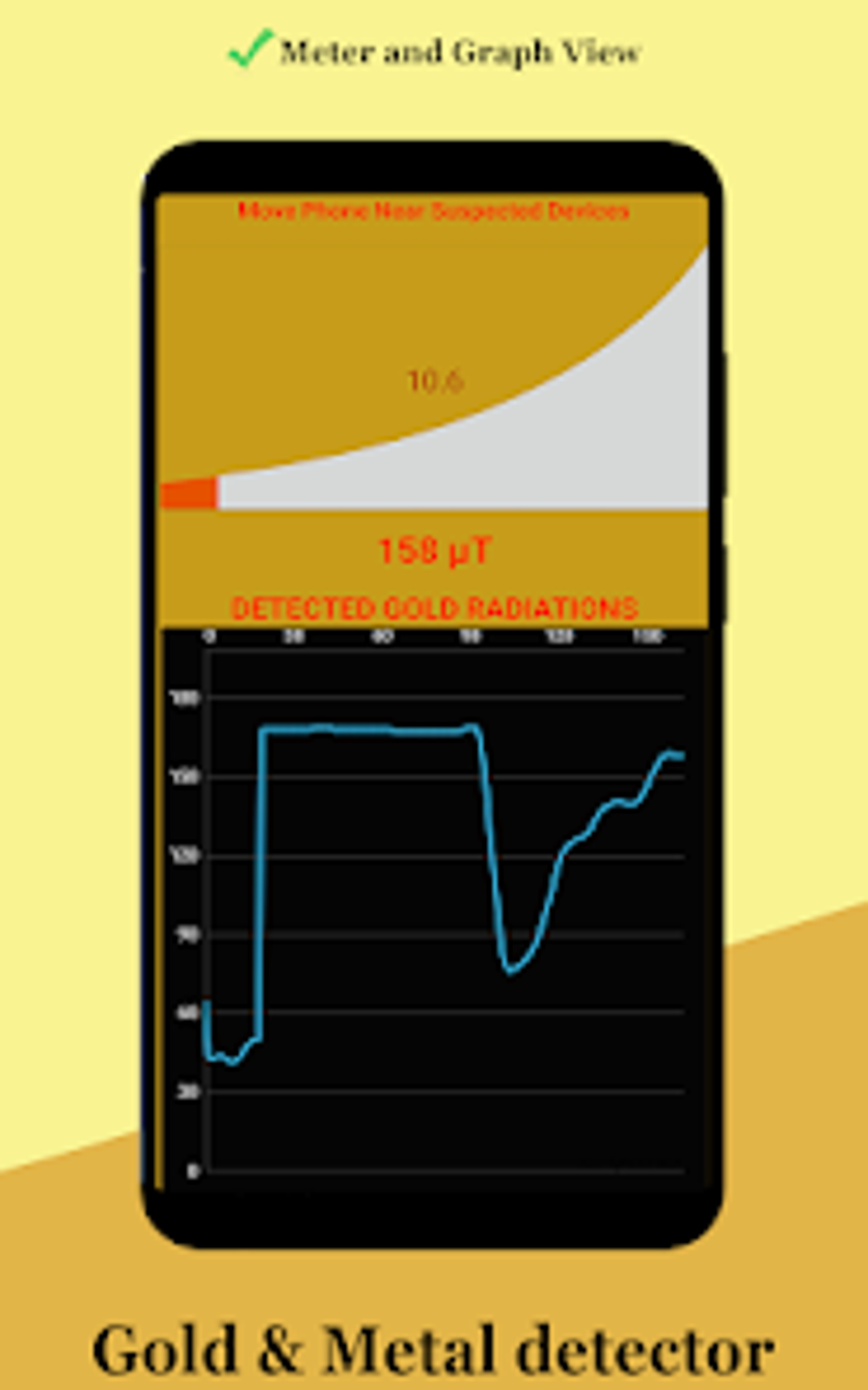 Gold detector - Metal detector para Android - Descargar