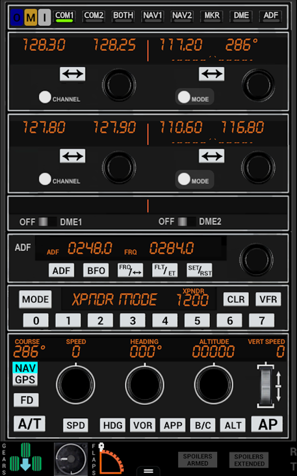 Android 용 PW372 Radio Stack FS2020 FSX P3D Demo APK - 다운로드