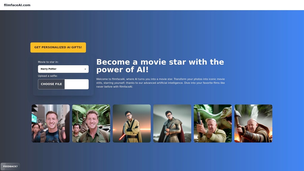 Film Face for AI Image generator & editor: review, features & use cases