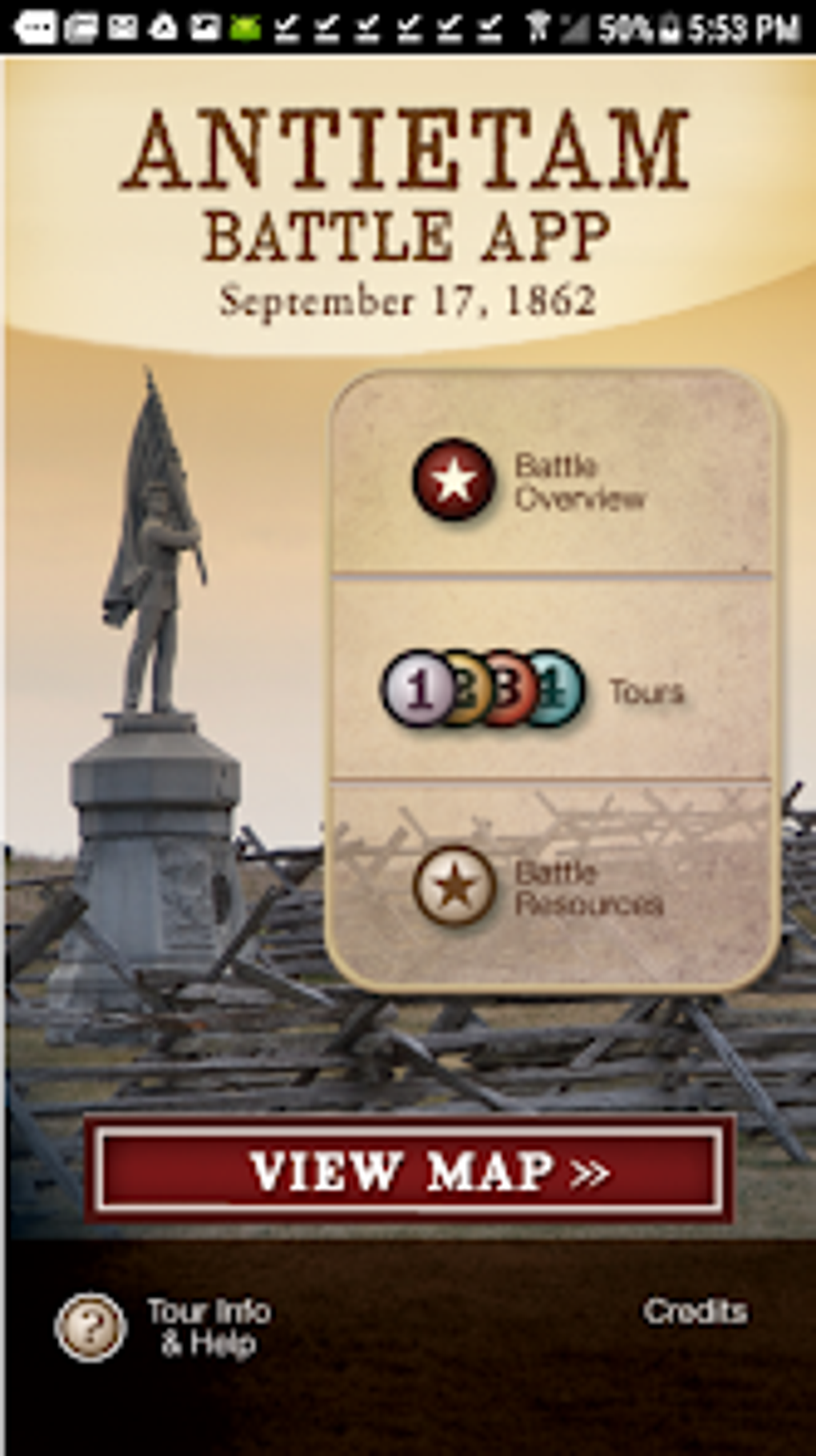 Antietam Battle App for Android - Download
