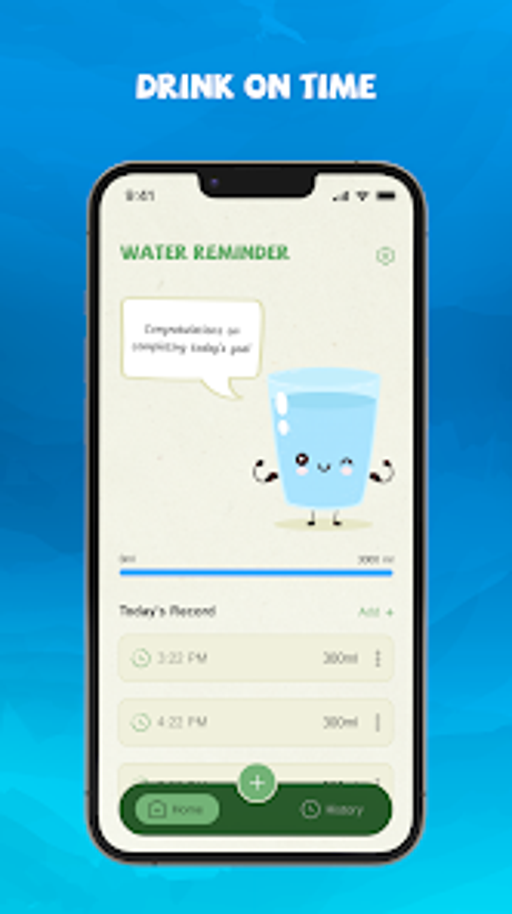 Drink Water Reminder Tracker para Android - Descargar