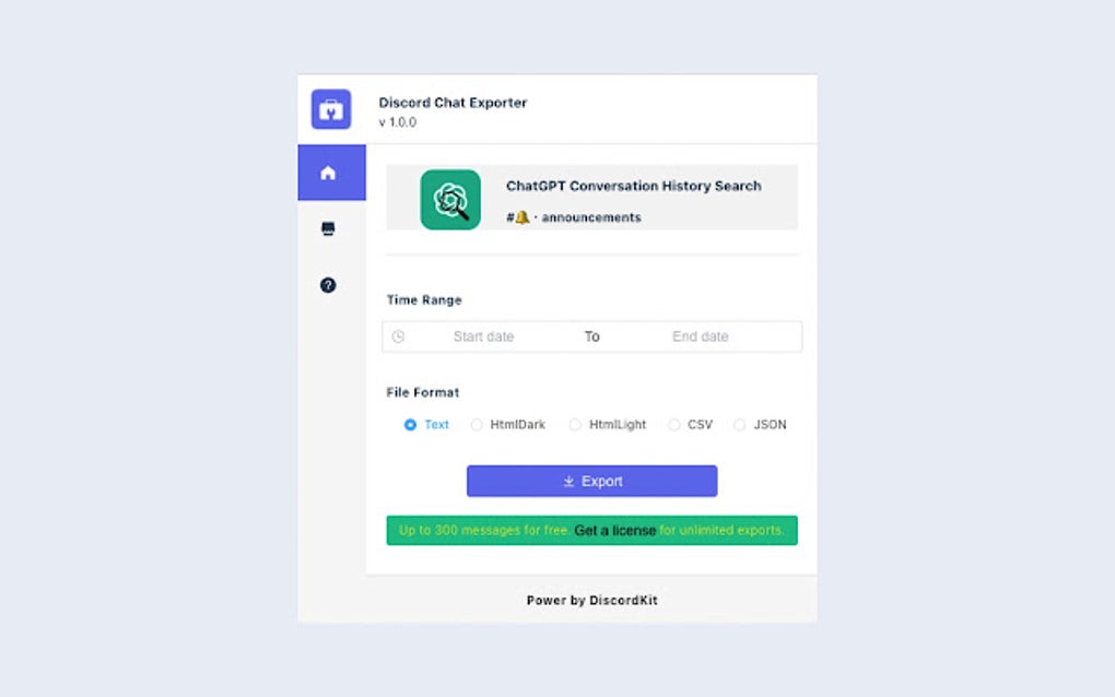 DiscordKit - discord chat exporter for Google Chrome - Extension Download
