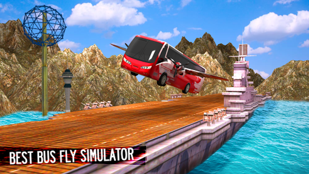 Ultimate Futuristic flying bus Driving Simulator para Android - Descargar