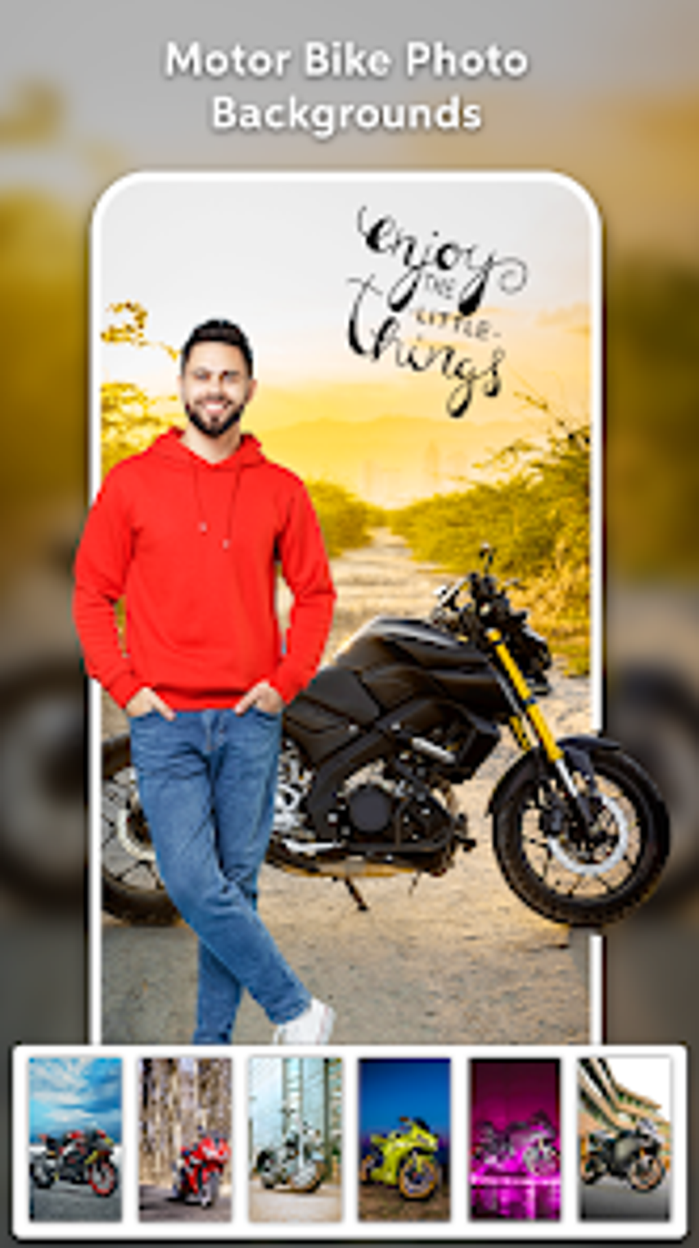 Man Bike Rider Photo Editor for Android - Download