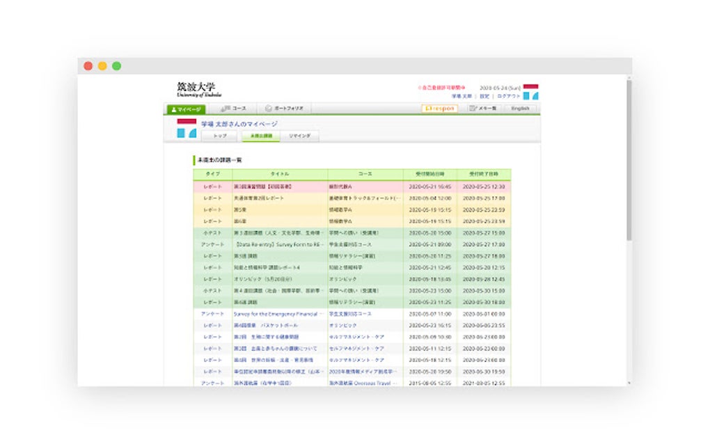 manaba Enhanced for Tsukuba for Google Chrome - Extension Download