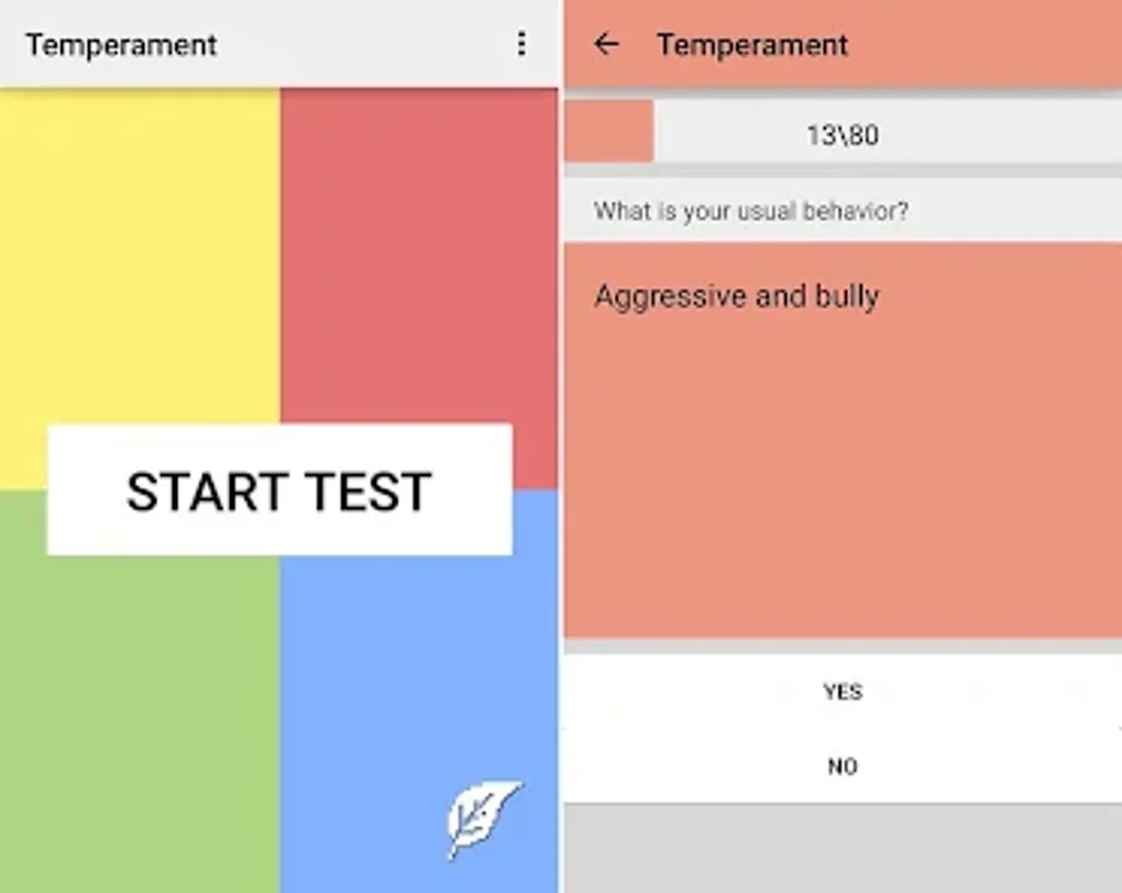 Temperament test for Android - Download