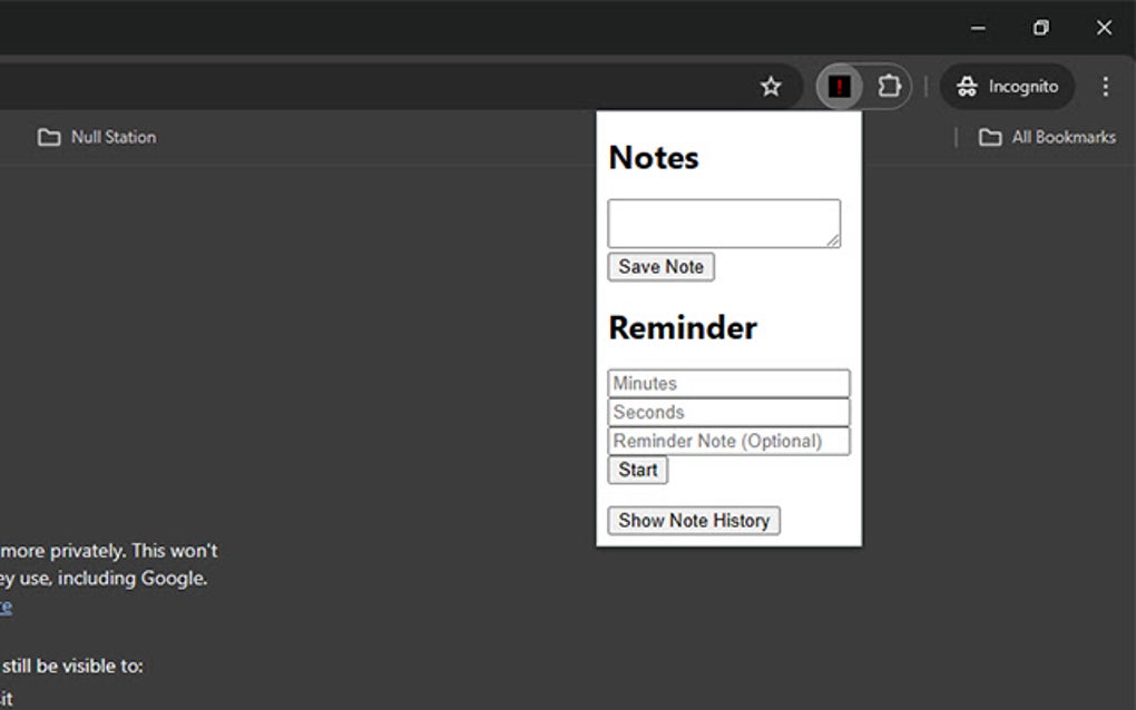 Quick Notes & Reminders para Google Chrome - Extensión Descargar
