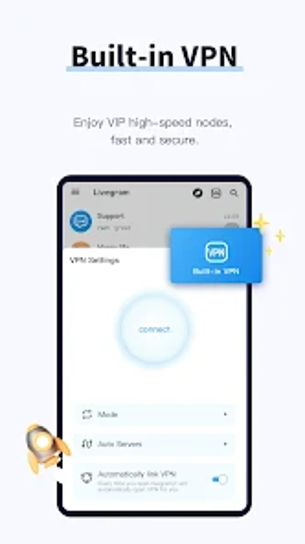 Livegram - Fast Built-in VPN para Android - Descargar