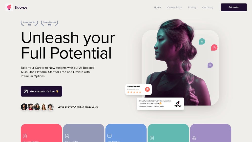 FlowCV for AI life assistant: review, features & use cases