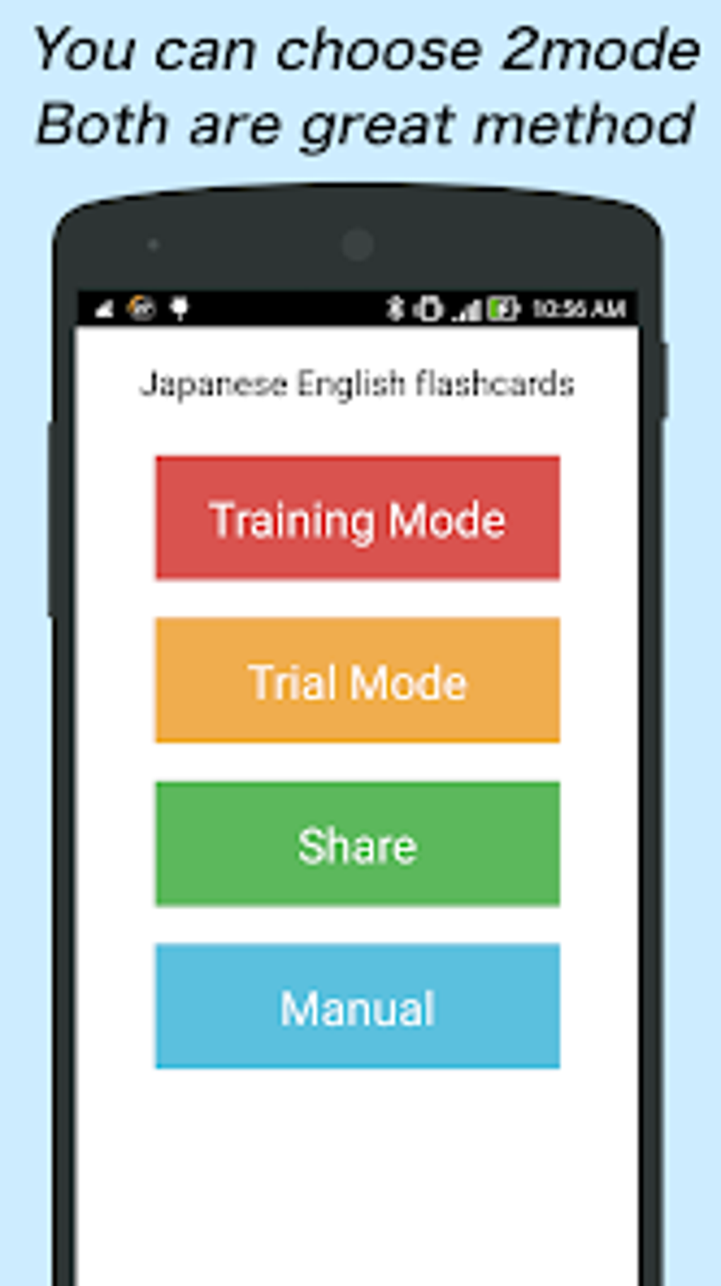 Japanese vocabulary flashcards para Android - Descargar