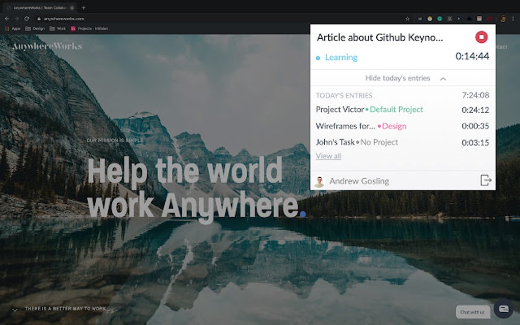 YoCoBoard: An Online Time Tracker para Google Chrome - Extensión Descargar