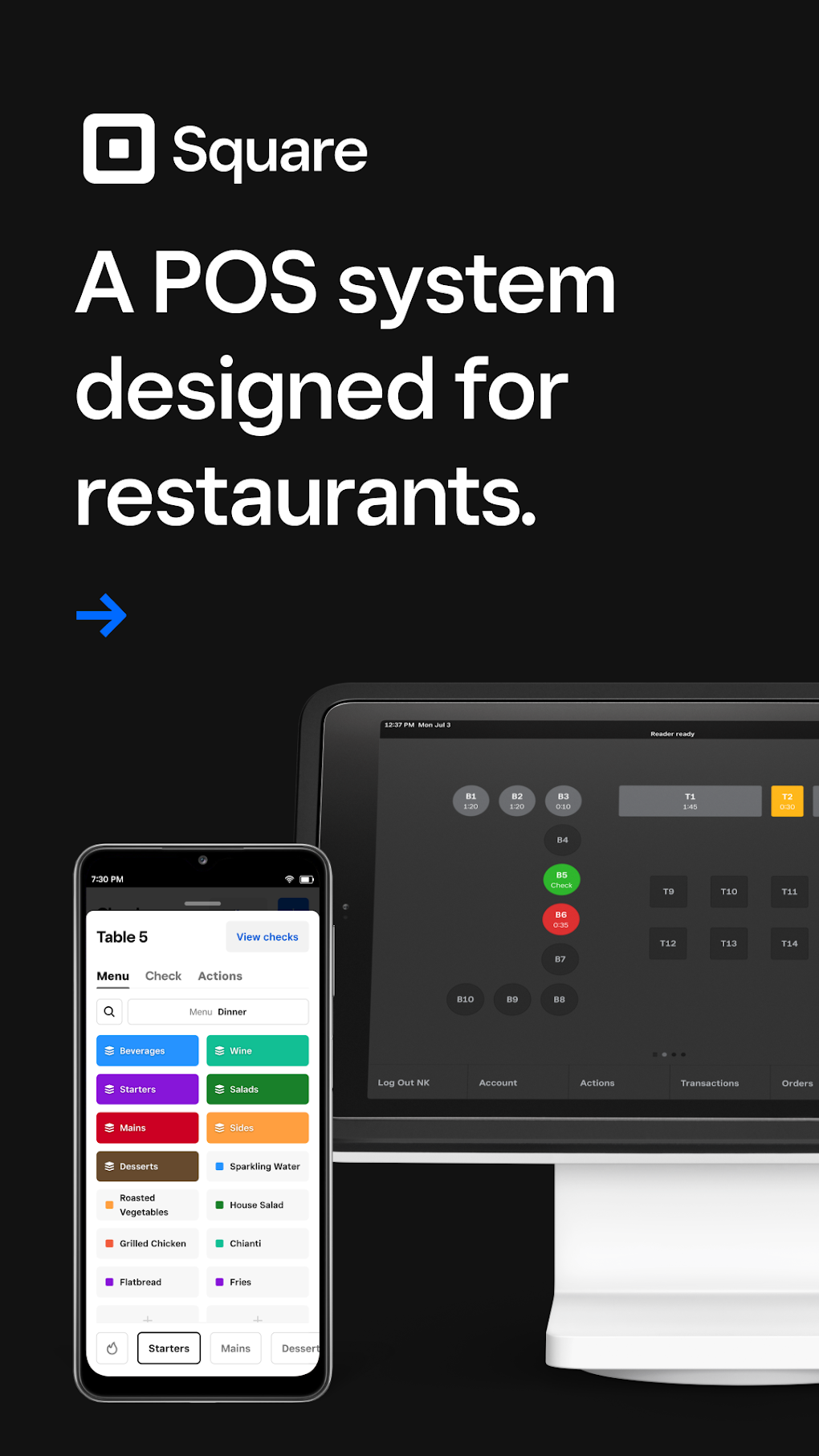 Square for Restaurants Beta for Android - Download