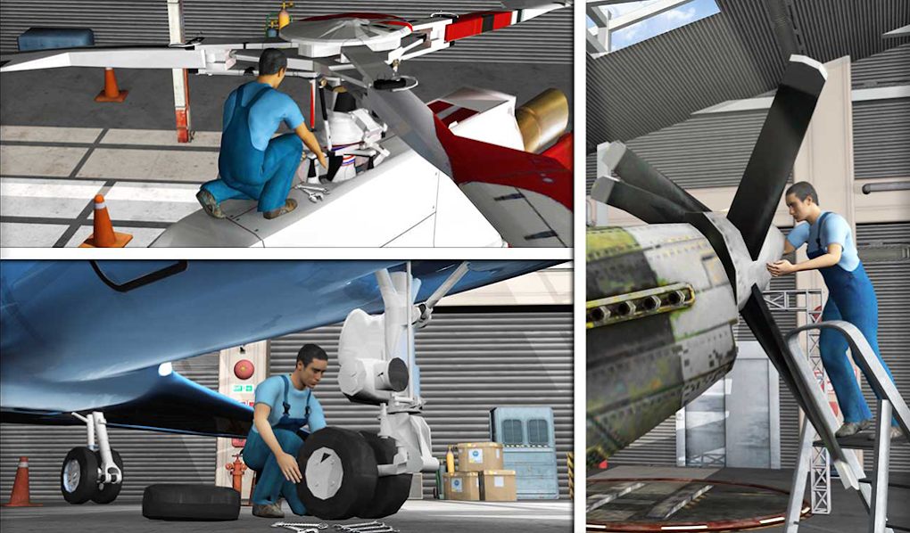 Air plane Mechanic Workshop Garage Simulator 2018 APK for Android ...