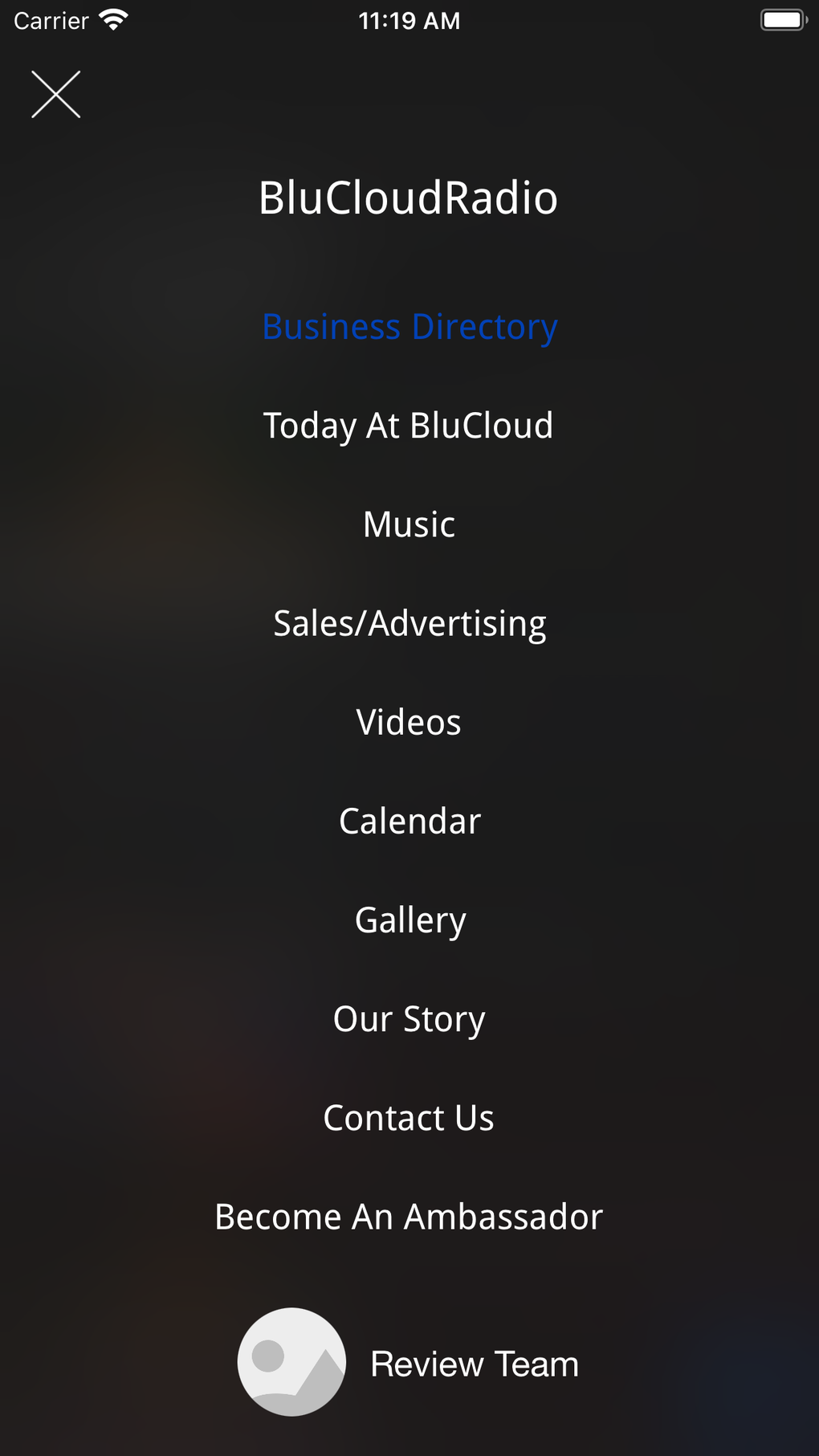BluCloudRadio para iPhone - Descargar