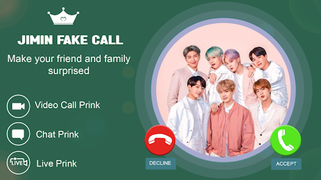 Jimin Fake Call Video Chat for Android - Download