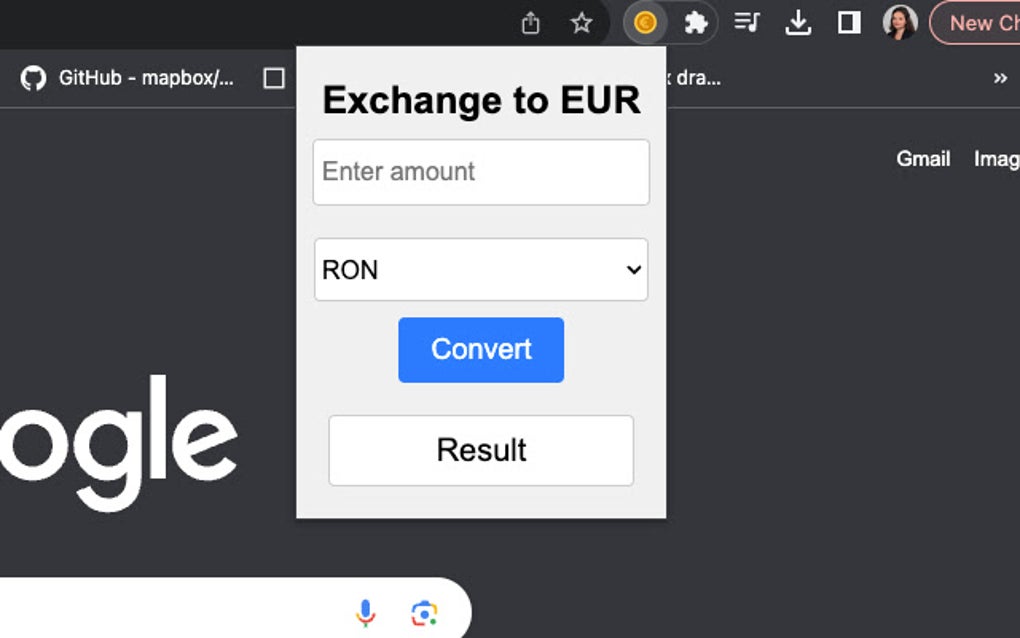 Exchange rates converter Google Chrome 용 - 확장 프로그램 다운로드