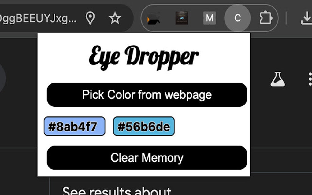 Color picker para Google Chrome - Extensión Descargar