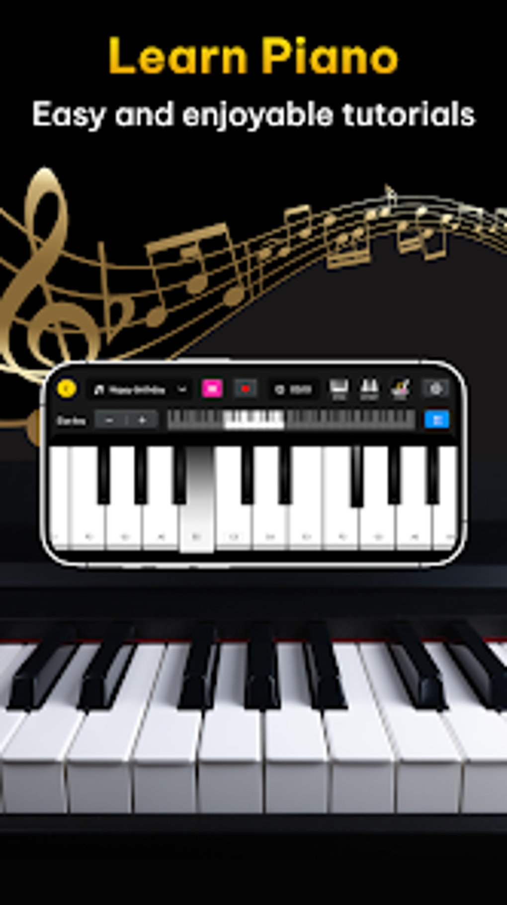 Piano Learn - Real Keyboard pour Android - Télécharger
