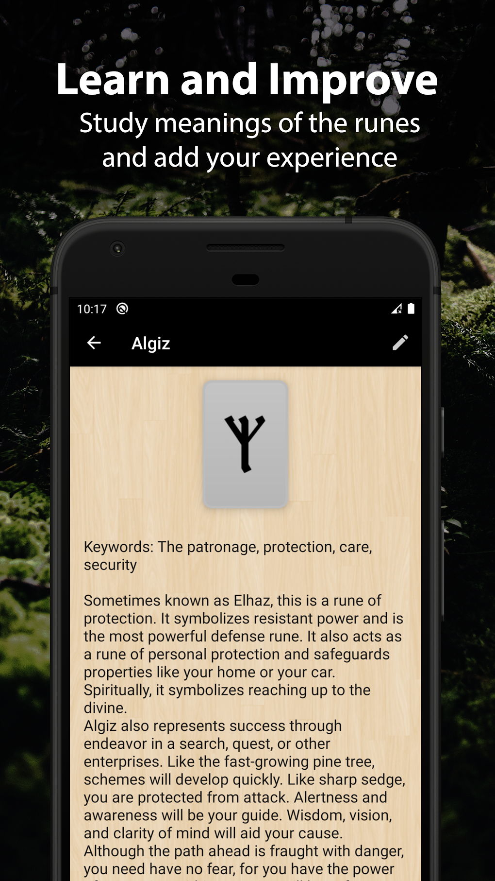 Runic Divination - Runes Tarot para Android - Descargar