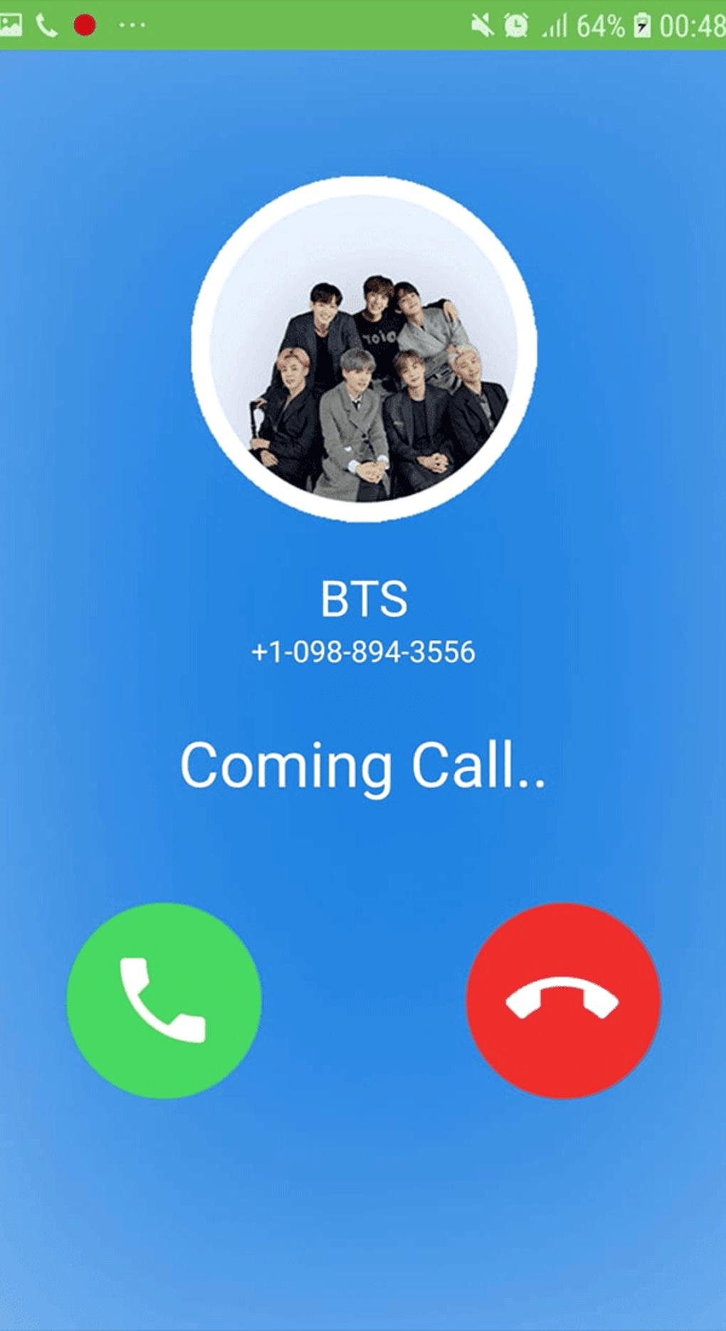 Fake call korean band chat for Android - Download