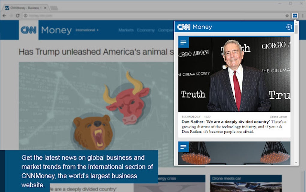 CNN Money para Google Chrome - Extensión Descargar