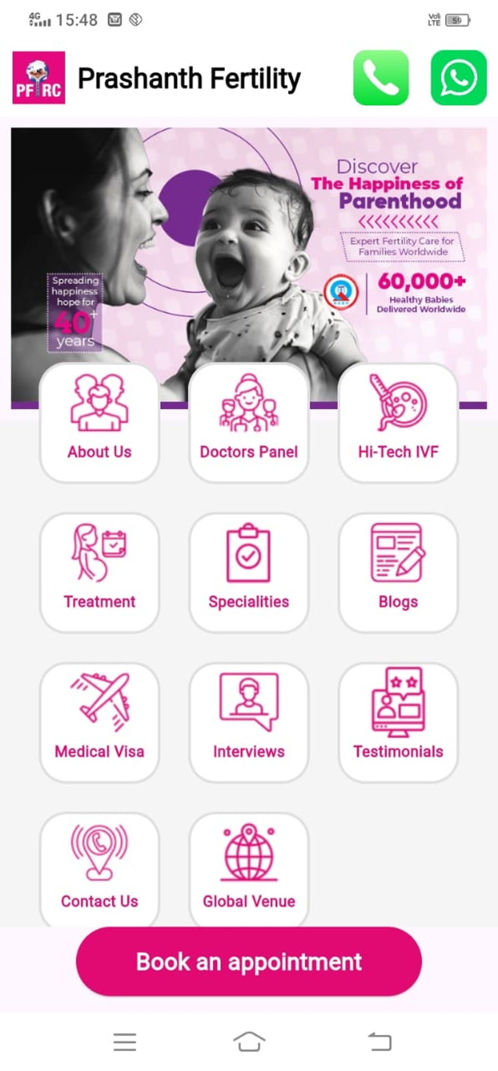 Prashanth Fertility para Android - Descargar