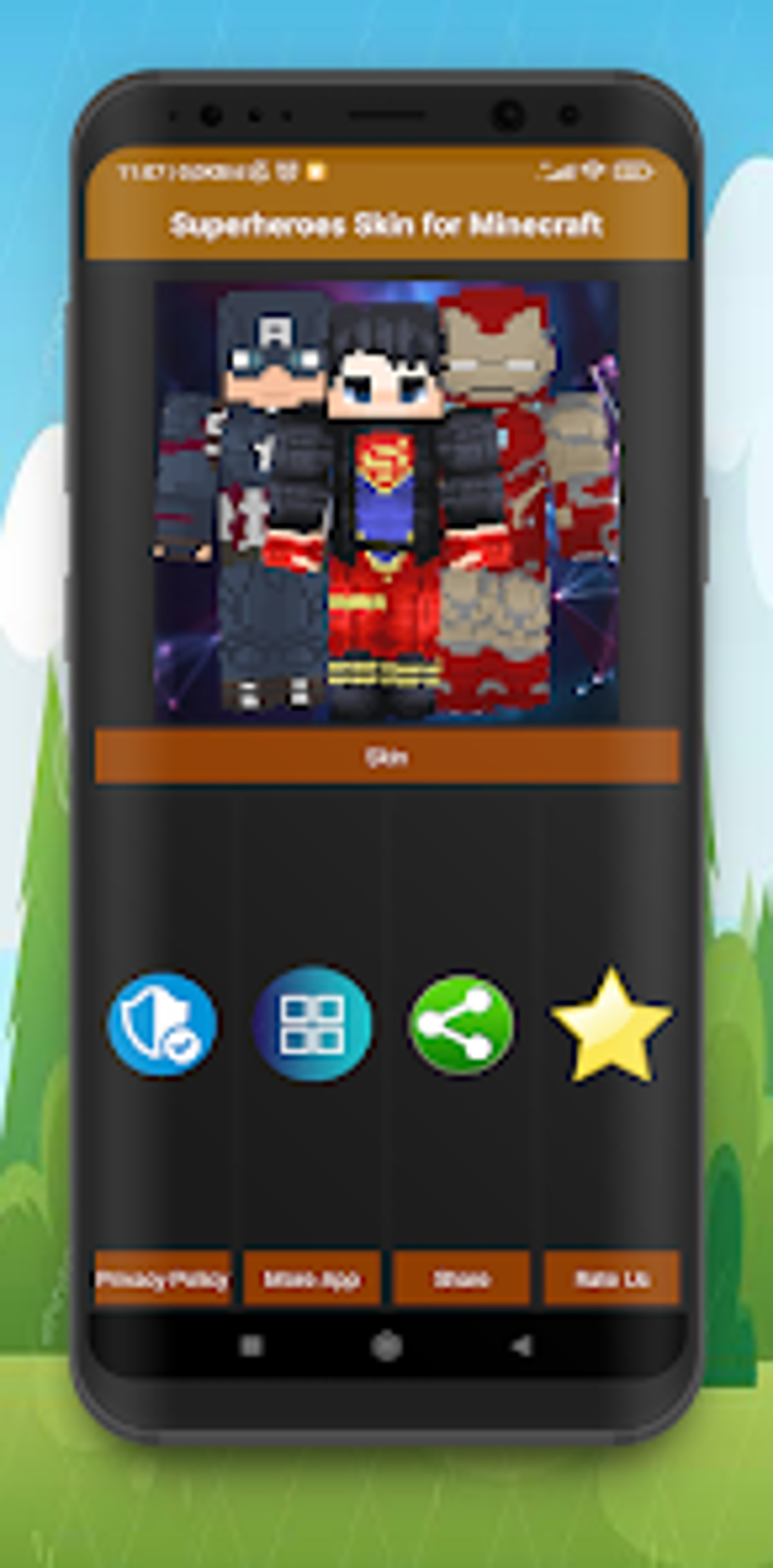 Superhero Skins for Minecraft für Android - Download