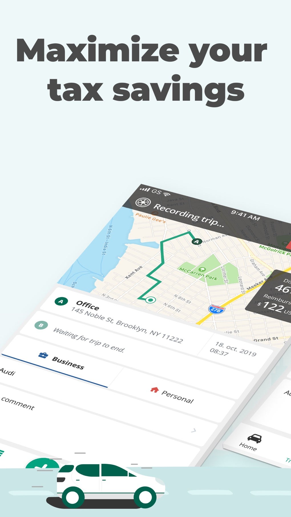 Mileage Tracker by Driversnote pour iPhone - Télécharger