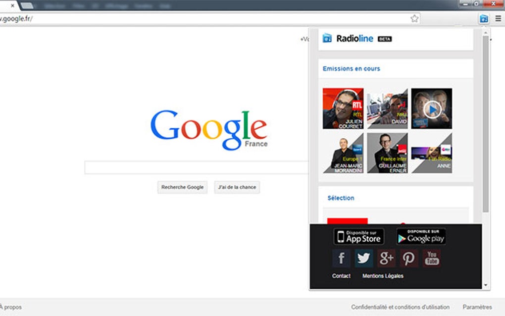 Radioline extension สำหรับ Google Chrome - ส่วนขยาย ดาวน์โหลด Radioline extension สำหรับ Google Chrome - ส่วนขยาย ดาวน์โหลด