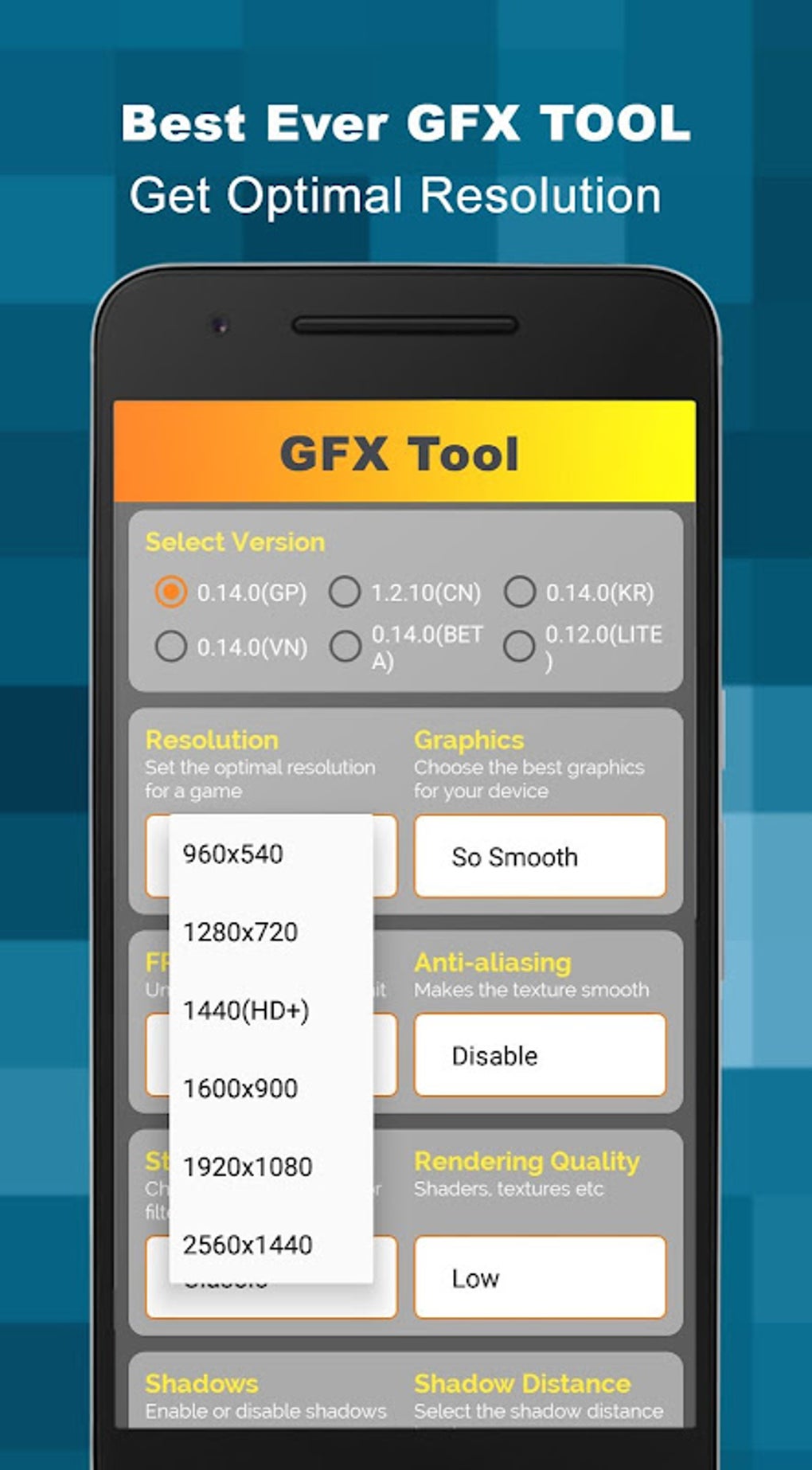 GFX Tool For (No Lagging, No Ban) APK para Android - Descargar