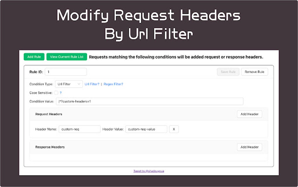 Modify Http Header for Google Chrome - Extension Download Modify Http Header for Google Chrome - Extension Download