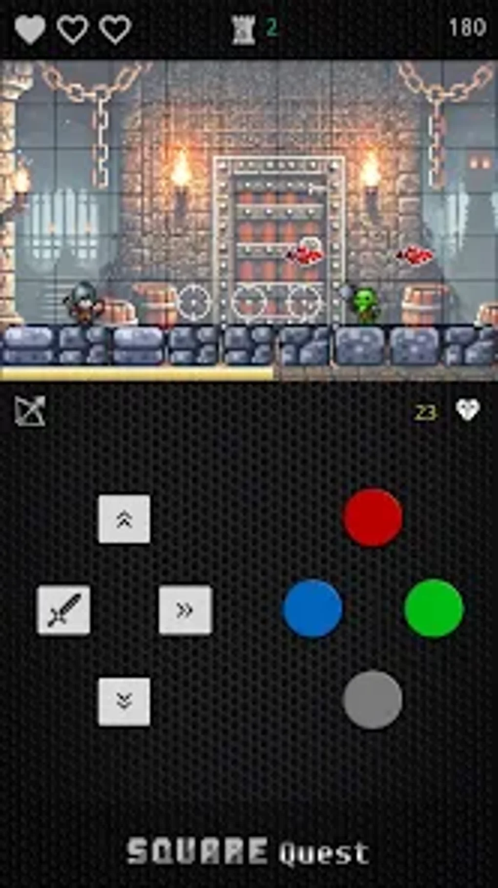 Square Quest: Shootem up RPG สำหรับ Android - ดาวน์โหลด