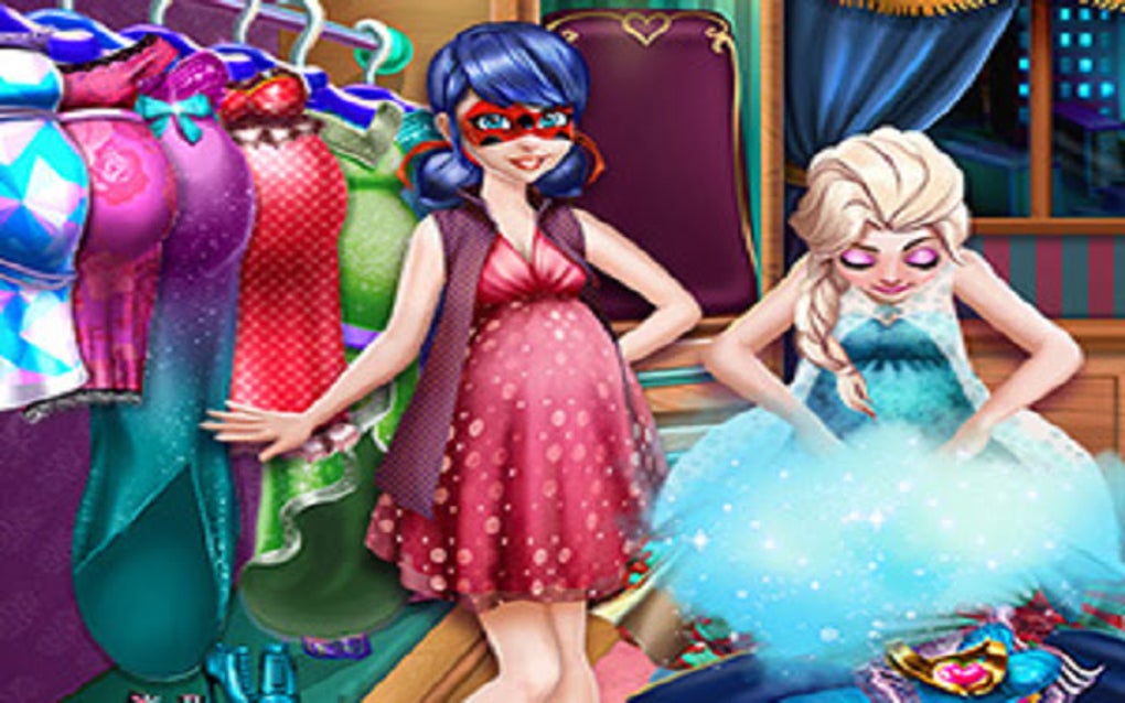 Ladybug and Elsa Pregnant Wardrobe for Google Chrome - Extension Download
