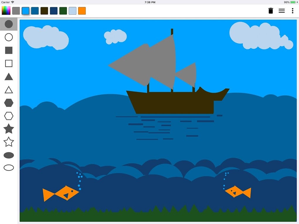 Paint Shapes - Draw by layers for Android - Download