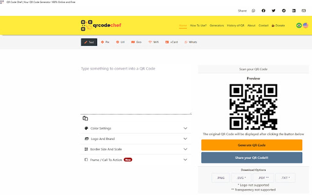 QR Code Chef para Google Chrome - Extensión Descargar