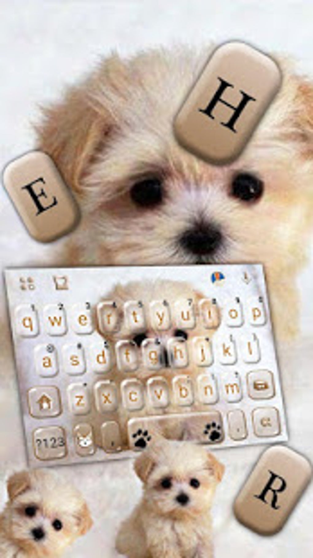 Innocent Puppy Keyboard Theme APK for Android - Download