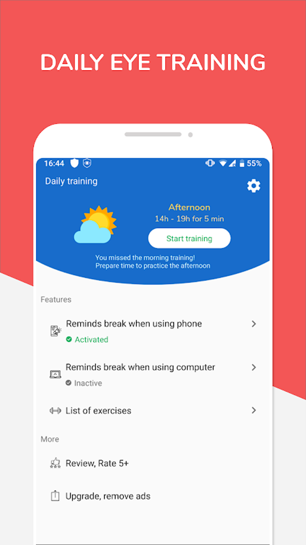 Eye Reminder - Reminds to take breaks for eyes APK for Android - Download