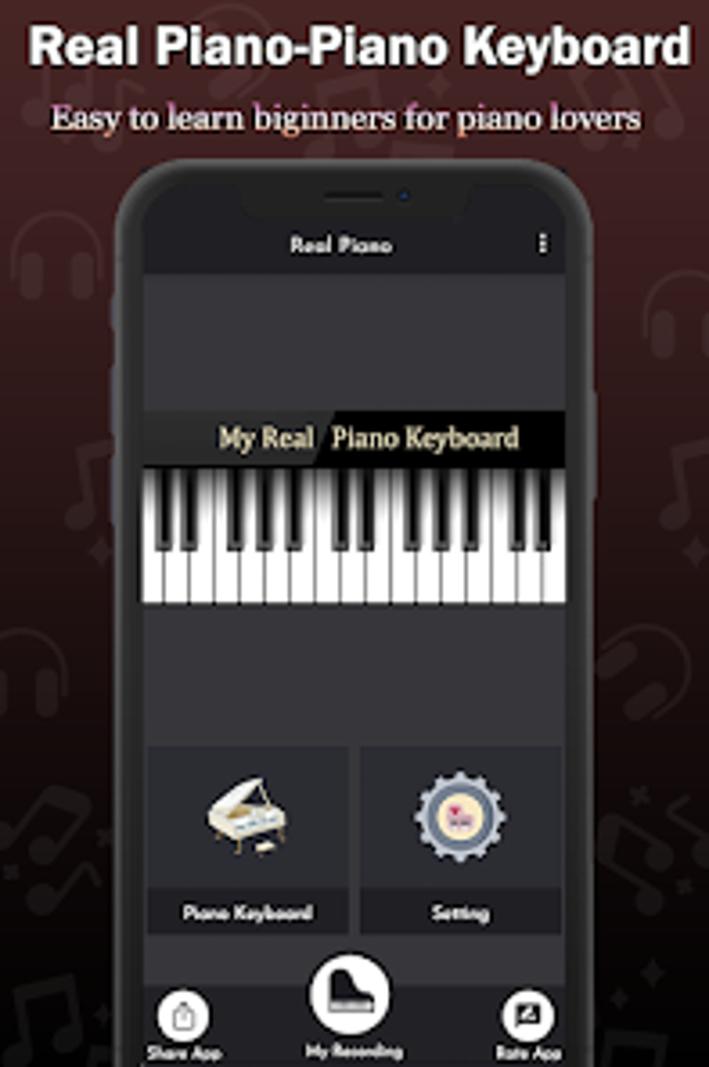 Real Piano-Piano Keyboard für Android - Download