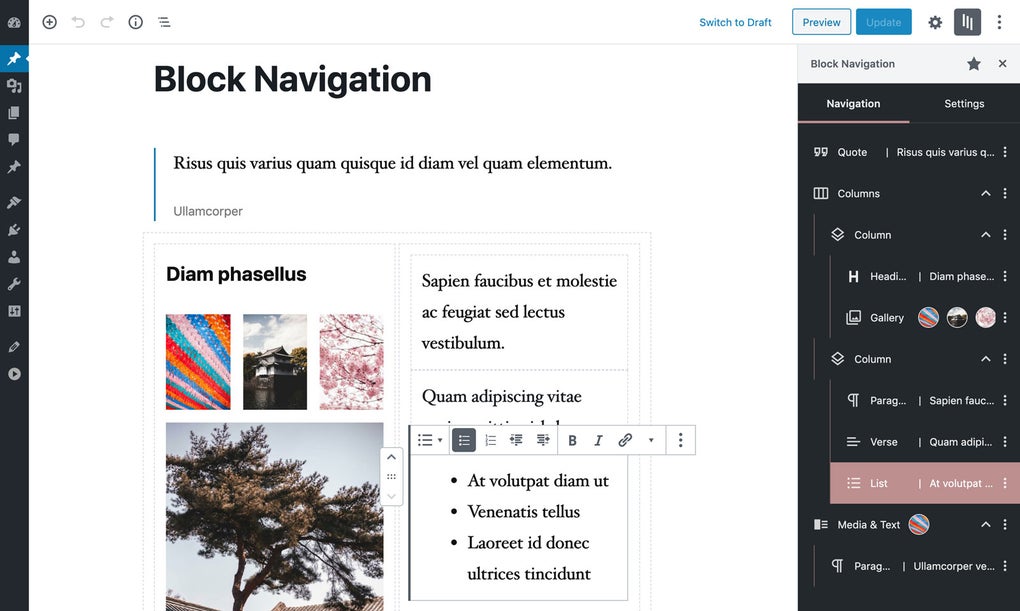 Block Navigation for WordPress - Download
