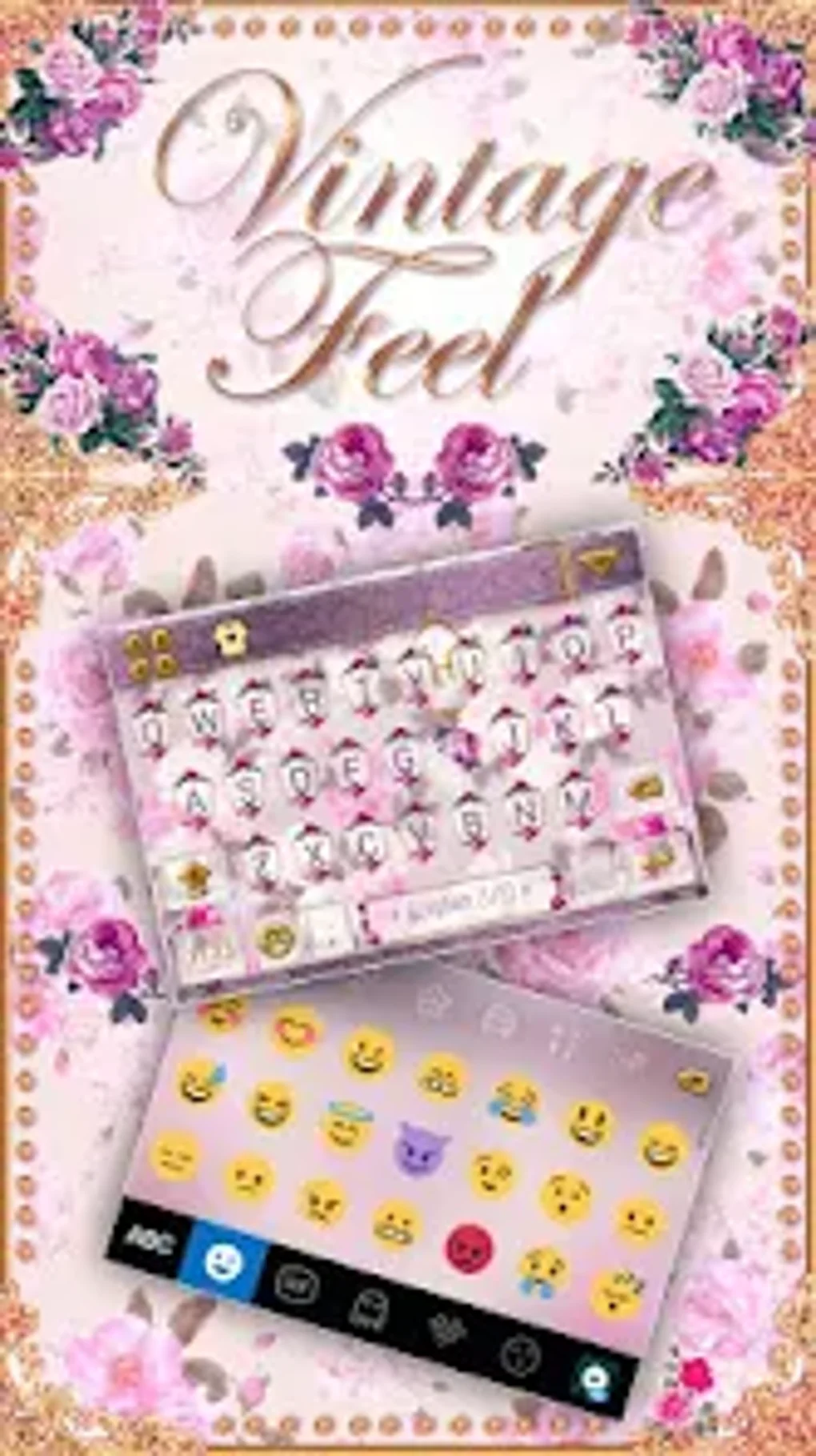 Vintage Feel Kika Keyboard para Android - Descargar