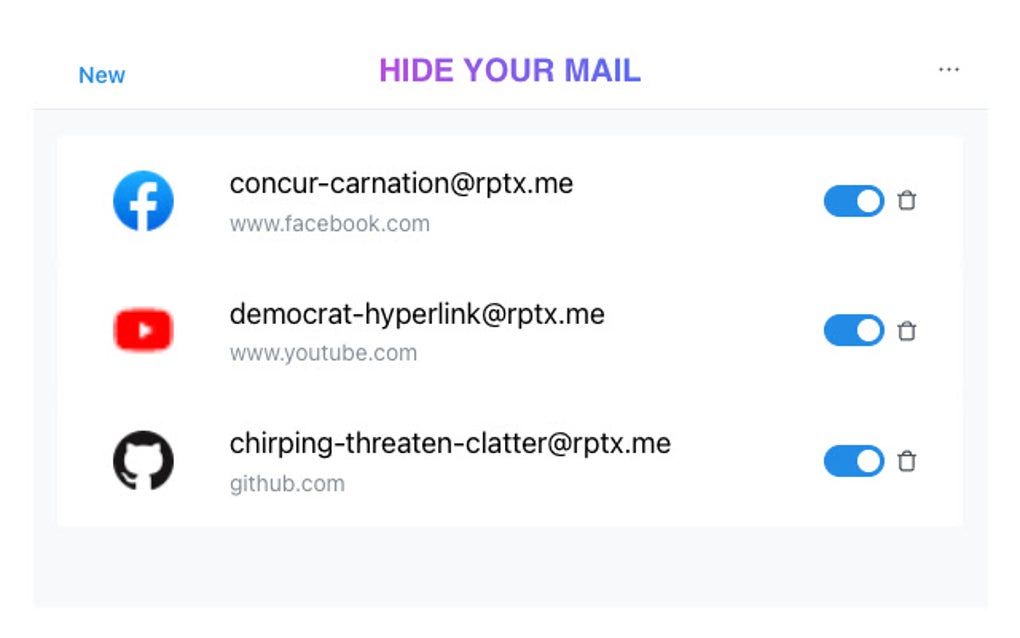 Hide my Mail! Google Chrome 용 - 확장 프로그램 다운로드